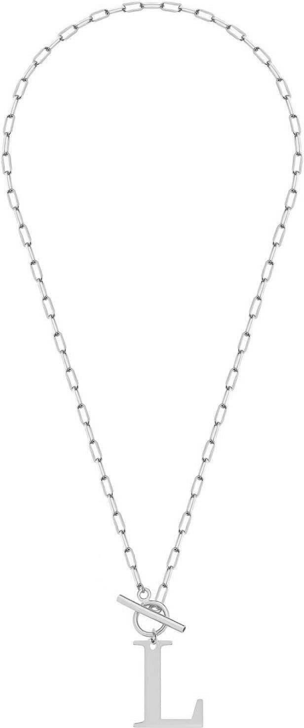 Srebrny naszyjnik Paper Clip 925 literka L na łańcuszku - Ceny i opinie ...