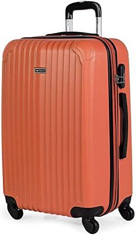 ITACA Sevron walizka, walizka 66 cm, mandarynka, Koffer 66cm, Walizka ...