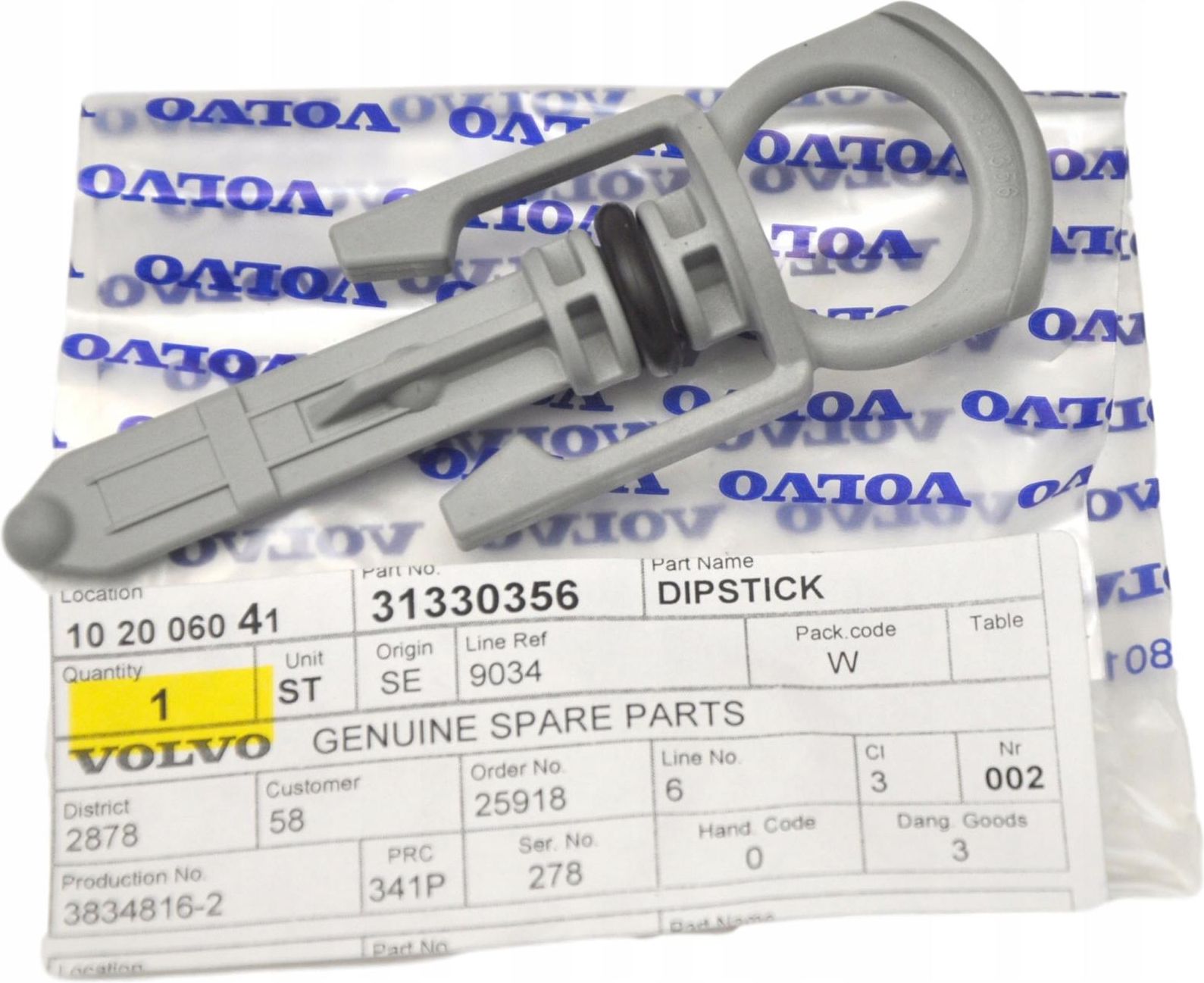 Volvo Miarka Bagnet Oleju Oe 31330356 - Opinie i ceny na Ceneo.pl