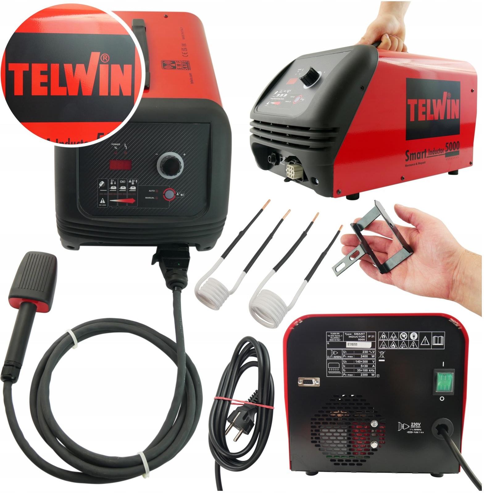 Zgrzewarka Telwin Podgrzewacz Indukcyjny Do Śrub Inductor 5000 23Kw ...