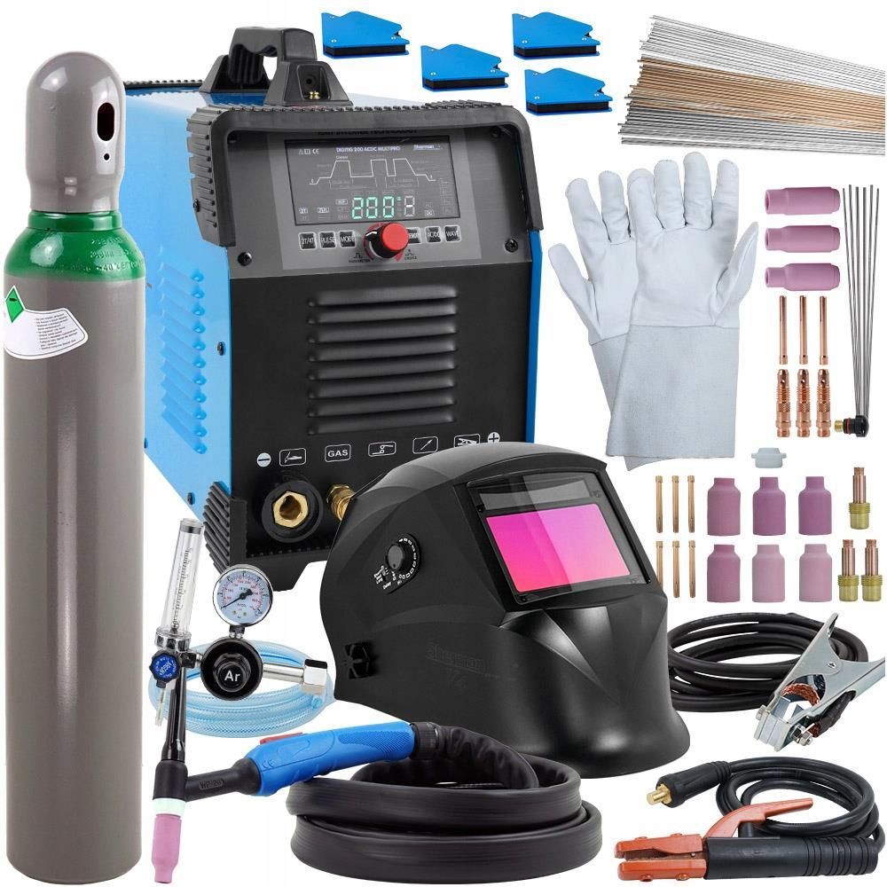 Spawarka Spawarka inwertorowa Tig Ac/dc 200 Mma Puls zestaw - Opinie i ceny na Ceneo.pl