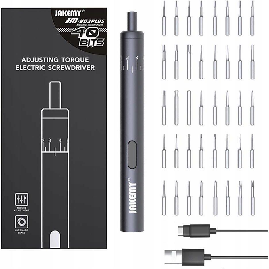 Śrubokręt Jakemy Elektryczna Wkrętarka Jm-Y02 Plus Usb-C JMY02PLUS ...