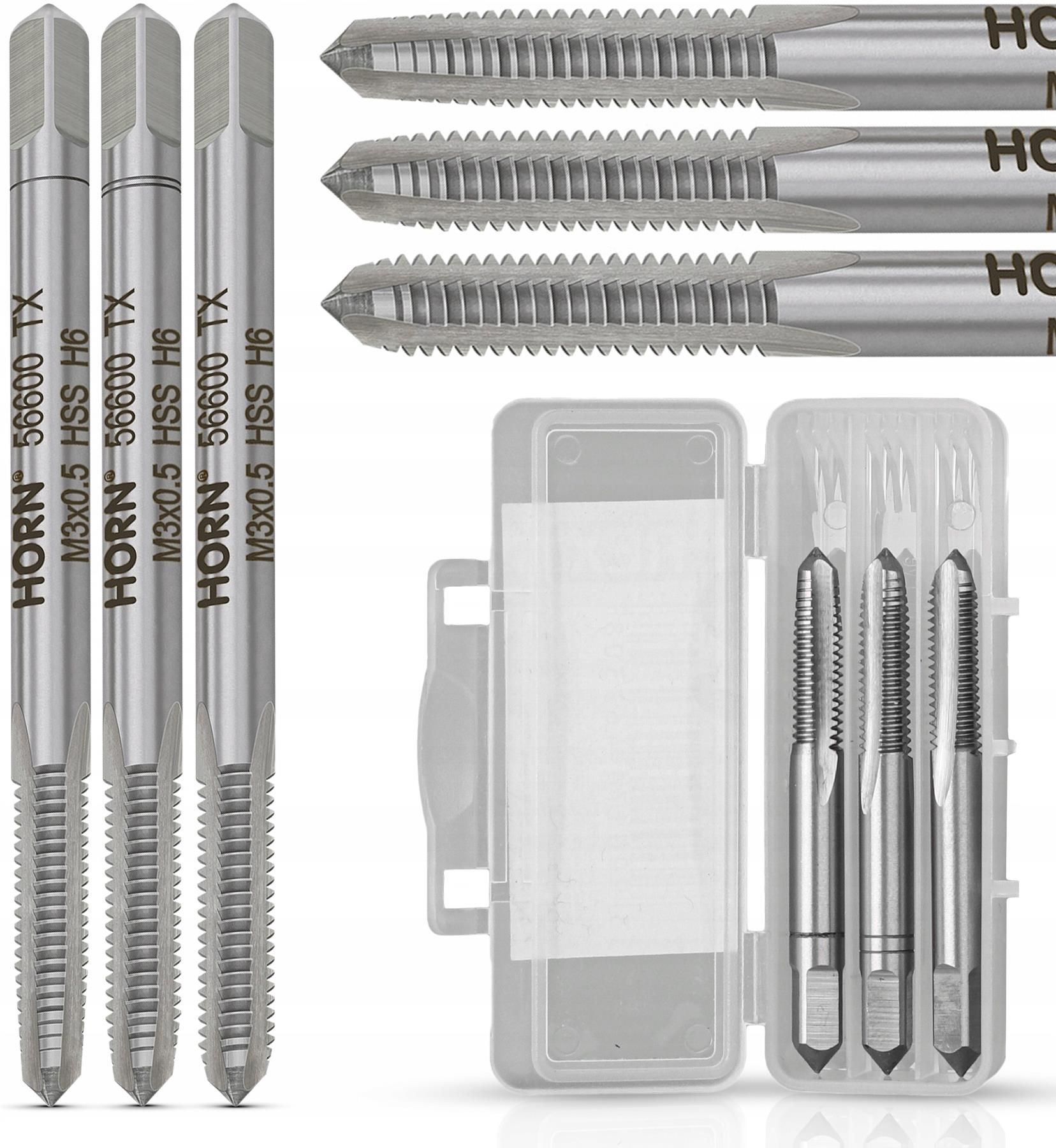 Horn Gwintownik M3 Hss Gwint M3X0.5 Mm. Komplet 3 Szt 56600 - Opinie i ceny na Ceneo.pl