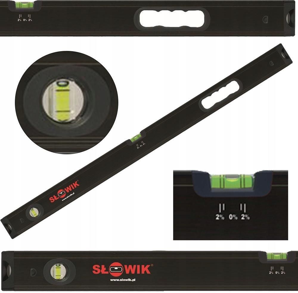 Poziomica Słowik Poziomica Herkules Pn49 0,3mm/m 960G/m 80cm 74089 ...
