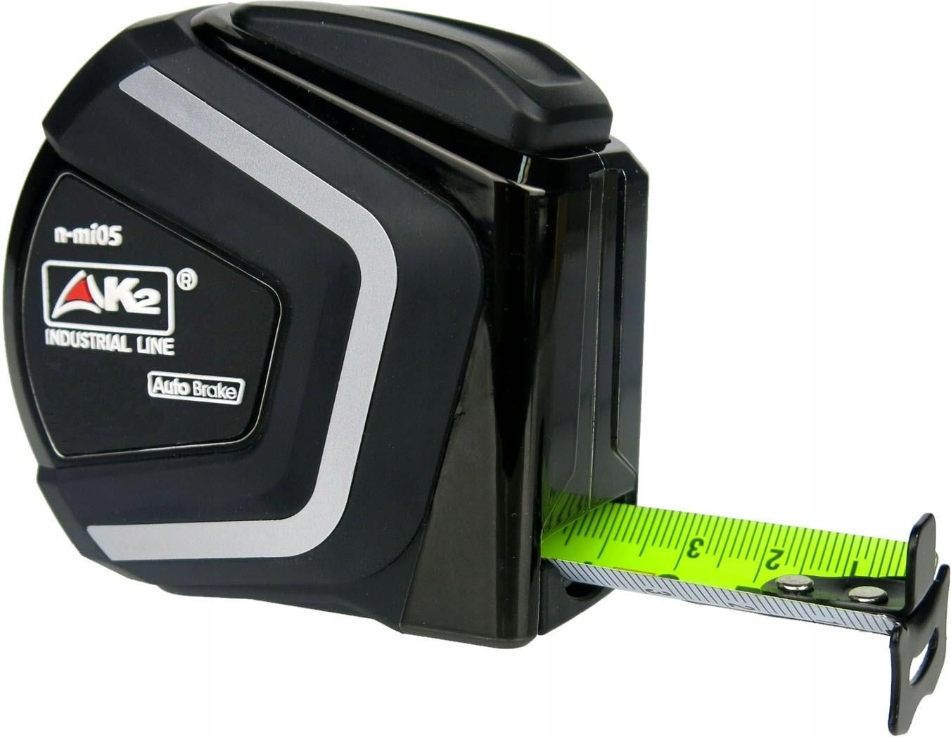 Taśma miernicza K2 Miara Taśmowa Industry Metrówka Dwustronna 5m NMI05 ...