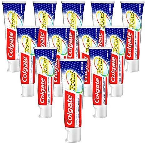 Colgate Pasta do zębów Total Plus zdrowa biel 12x75ml - Opinie i ceny ...