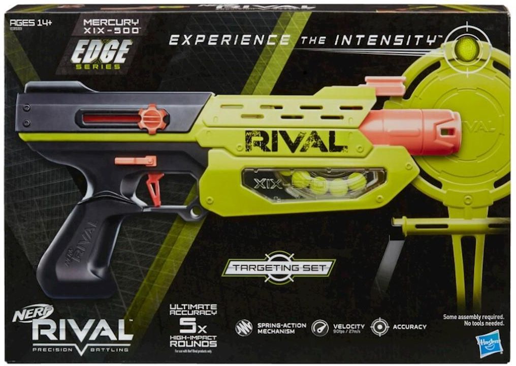 Hasbro Nerf Rival Mercury XIX-500 + tarcza E3533 - Ceny i opinie - Ceneo.pl