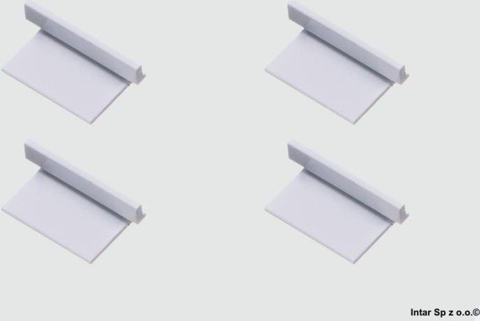 Zaślepka do rączki PAX, 20299, (4 szt./op), Biały połysk, SEVROLL ...