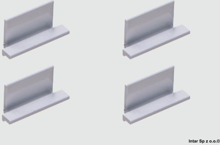 Zaślepka do rączki PAX, 20299, (4 szt./op), Biały połysk, SEVROLL ...