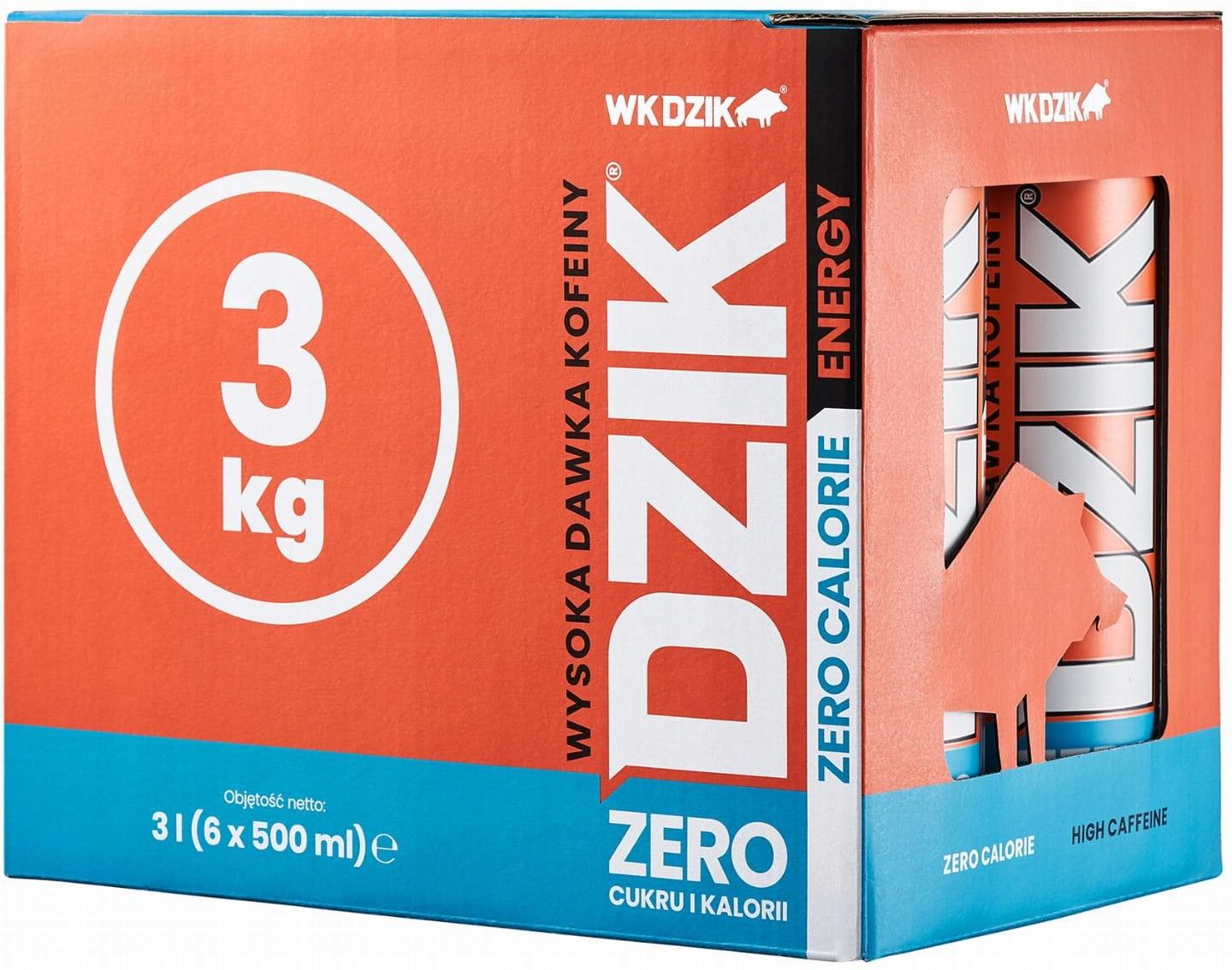Wk Dzik Napój Energy Peach Zero Kalorii 500ml 6Szt. - Ceny i opinie ...