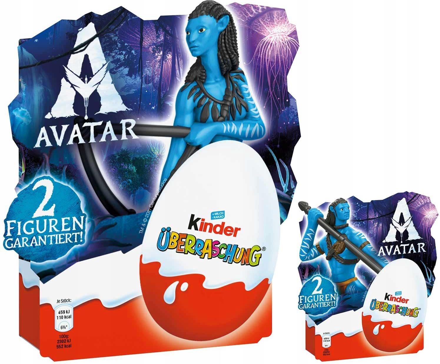 Kinder Jajko Niespodzianka Avatar 4 Pak 80g - Ceny i opinie - Ceneo.pl