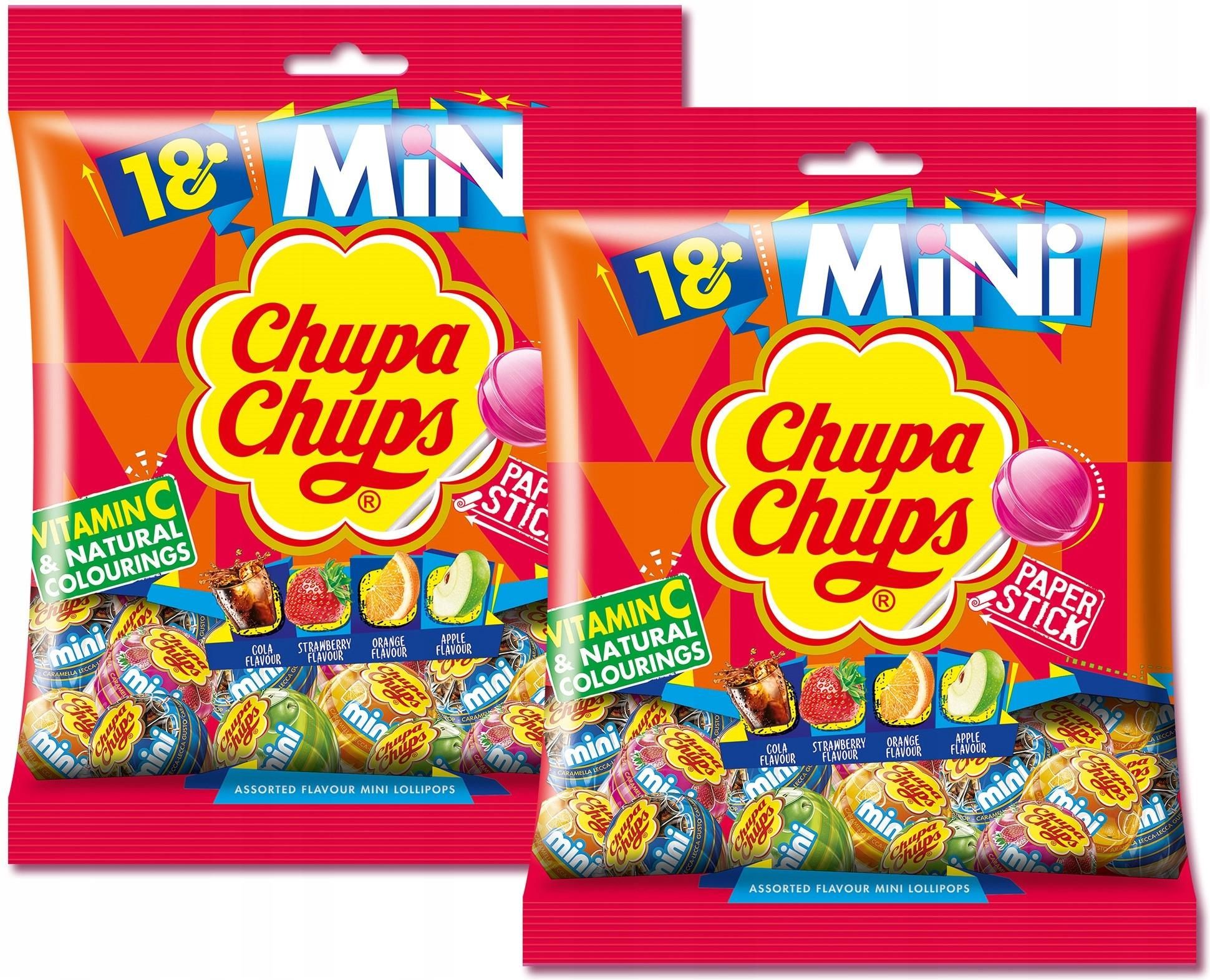 Chupa Chups Mini Lizaki Z Witaminą C 2x108g - Ceny i opinie - Ceneo.pl