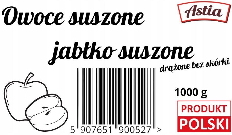 Astia Suszone Jabłka Polskie Jablka Bez Skórki 1kg - Ceny i opinie ...