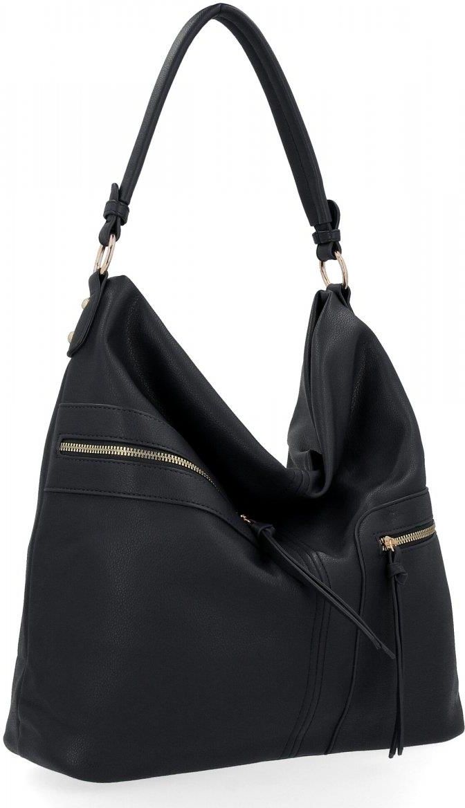 Duża Torebka Damska XXL firmy Herisson 1752L2065 Czarna (kolory) - Ceny i opinie - Ceneo.pl