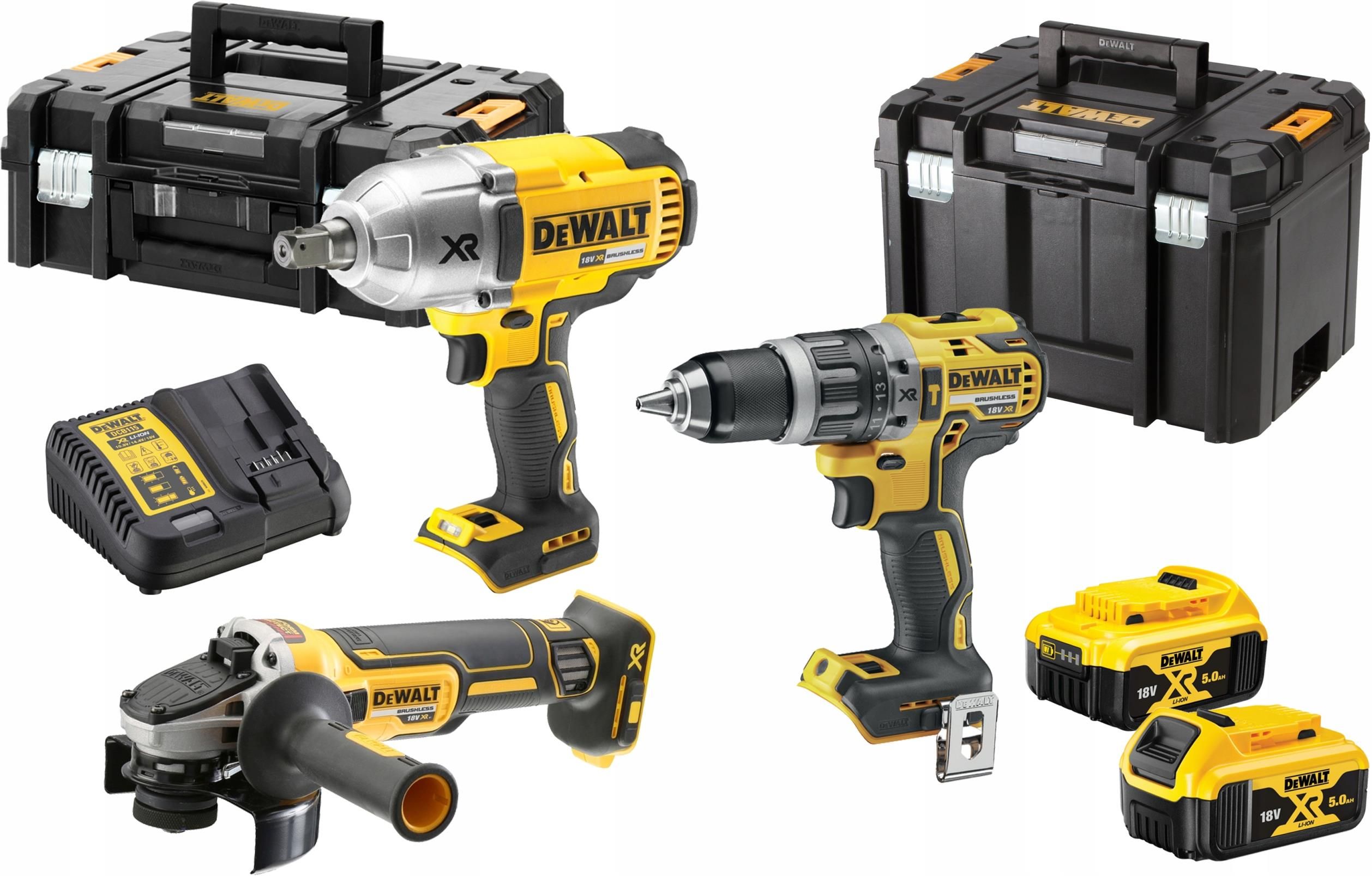 Dewalt Zestaw Combo Dcd796P2 Dcg405 Dcf899 2Xaku Dcd796P2+Dcg405+Dcf899 ...