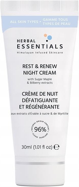 Krem do twarzy Herbal Essentials Odnawiający Krem Na Noc 30 ml - Opinie ...