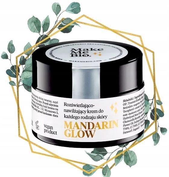 Krem do twarzy Make Me Bio Mandarin Glow Rozświetlająco-Nawilżający ...