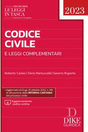 Codice civile e leggi complementari 2023 pocket - Literatura ...