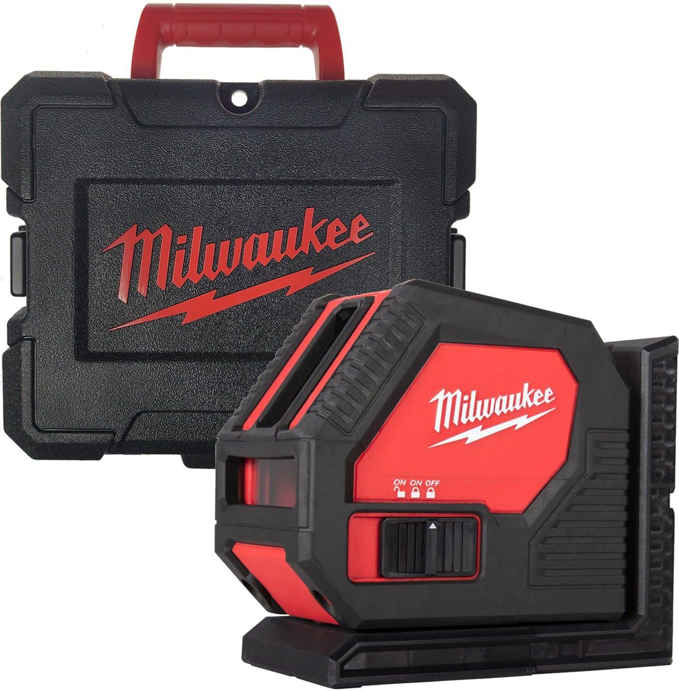 Poziomica LASER KRZYŻOWY MILWAUKEE Z ZIELONĄ WIĄZKĄ CLL-C 4933478753 ...