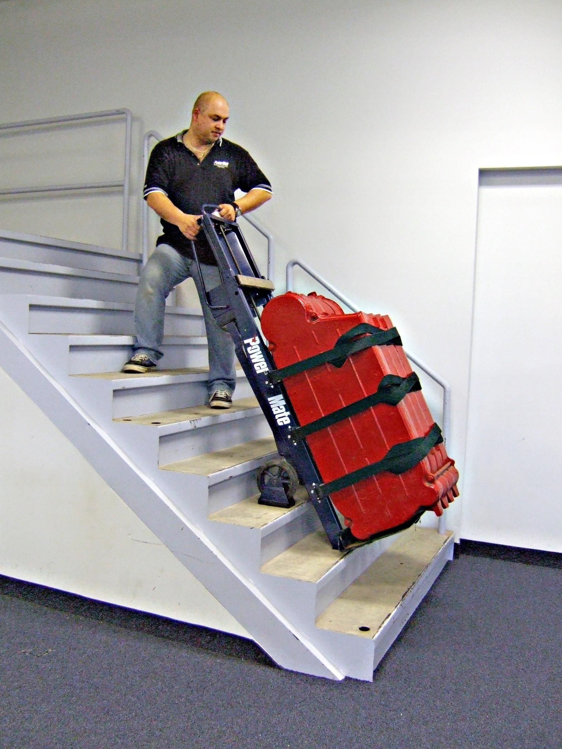 Wózek transportowy Schodołaz Towarowy Elektryczny PowerMate M1 680kg ...