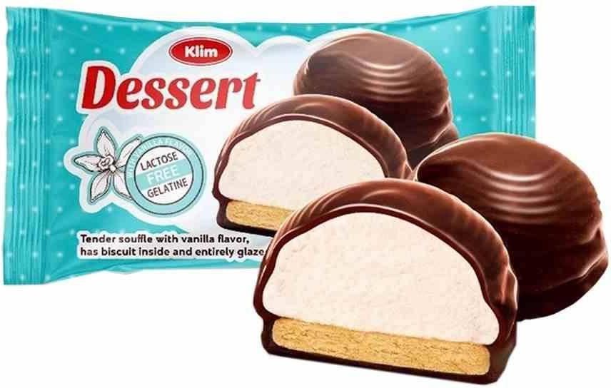 Klim Pianki Na Ciastku W Polewie Kakaowej Dessert Bez Laktozy Klim 50g ...