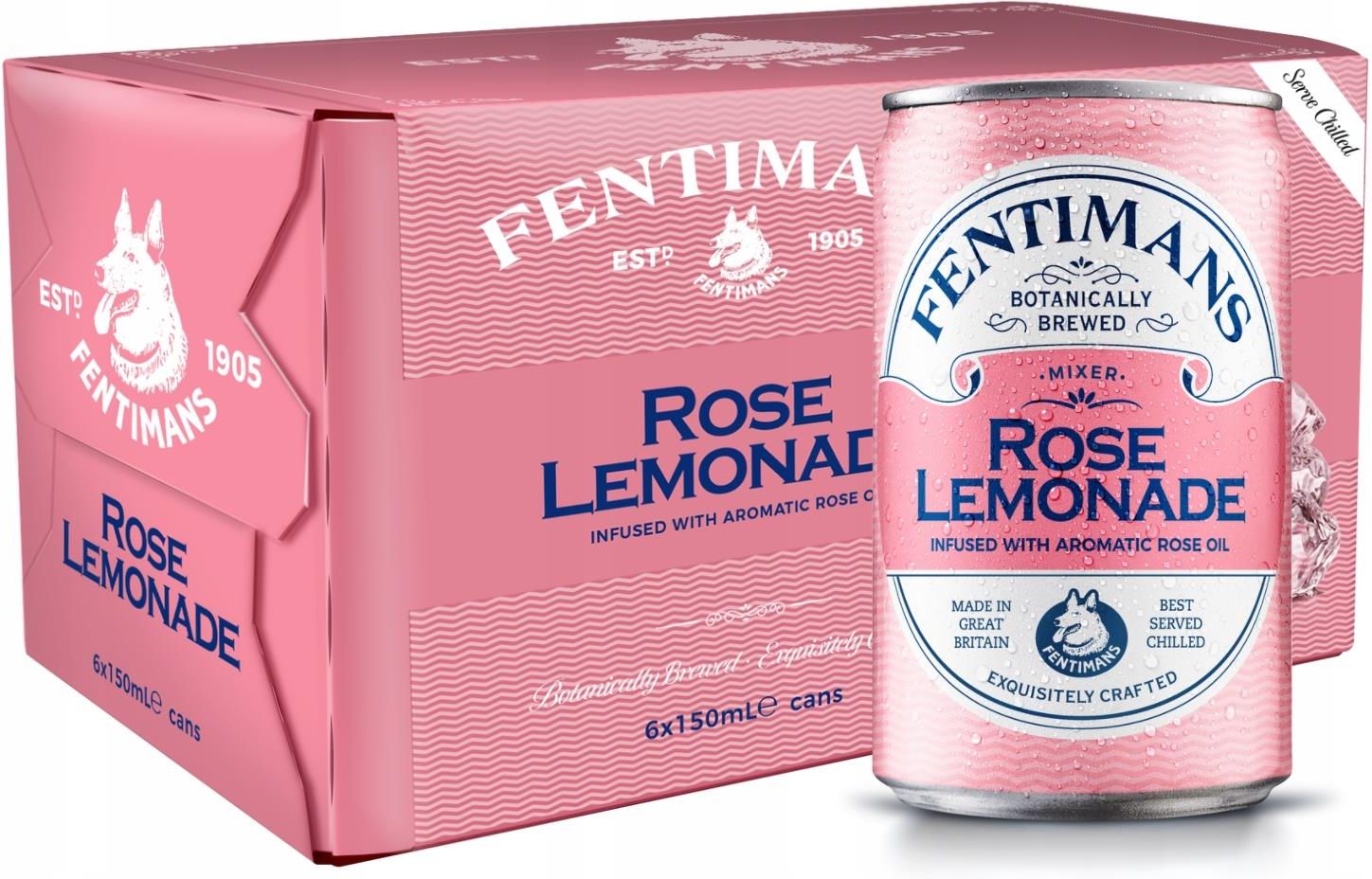 Fentimans Rose Lemonade Lemoniada Różana 6X150ml - Ceny i opinie - Ceneo.pl