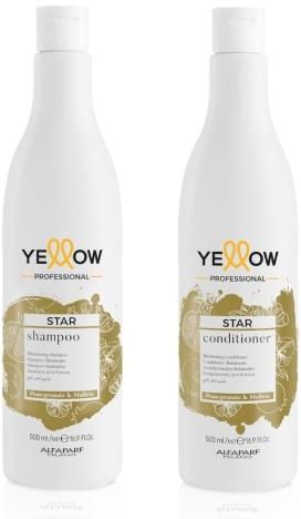 Yellow Star Zestaw Nabłyszczający Do Włosów Szampon 500Ml Odżywka 500Ml ...