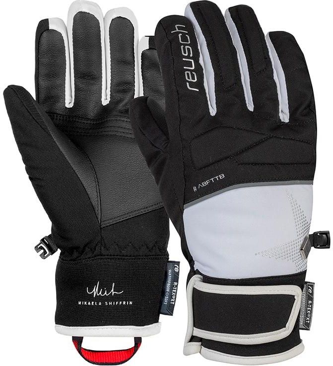 Reusch Rękawiczki narciarskie Mikaela Shiffrin R-TEX® XT w kolorze biało-czarnym - Ceny i opinie ...