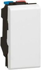 Gniazdo elektryczne Legrand Przycisk Jednobiegunowy 6A 1 Modułowy Biały ...