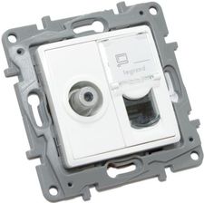 Gniazdo elektryczne Legrand Gniazdo Tv Typu F Rj 45 Kat. 5 Utp Niloe ...