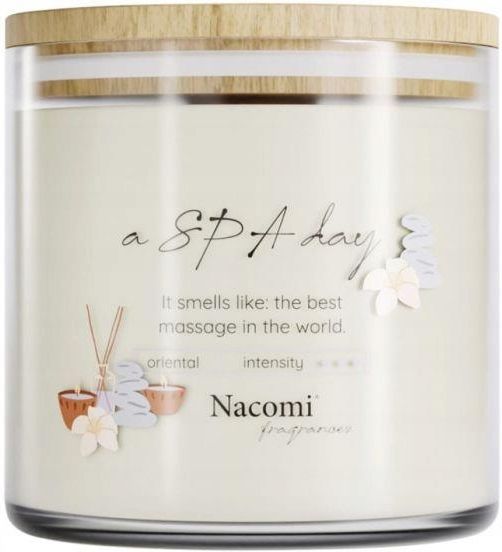 Nacomi Duża Świeca Sojowa W Słoiku A Spa Day 450G 70944 - Opinie i ...