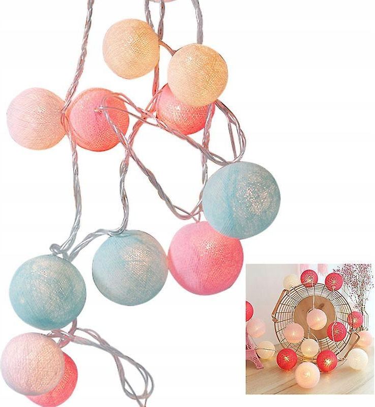 Garland Bright Cotton Ball Led Party Wedding 8259Cd98 F276 40Cd 9Aed ...