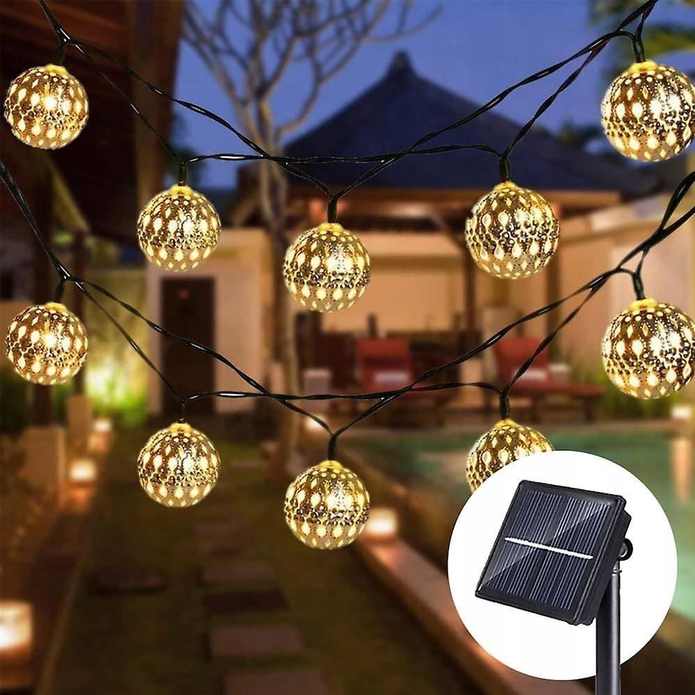5M Outdoor Solar String Lights 20 Moroccan Leds 867638D5 5631 468E 8936 ...