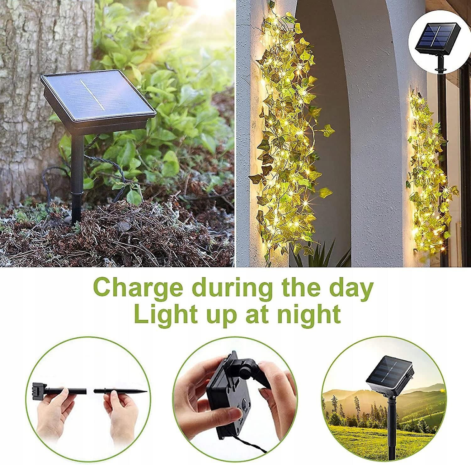 Solar Powered Fairy Lights 10M 100 Leds, A2A20C32 764A 412A A295 ...