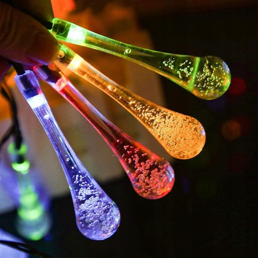 Solar String Lights 30 Leds Water Drop Shaped For 1F0E3Ad9 Eb6F 4094 ...