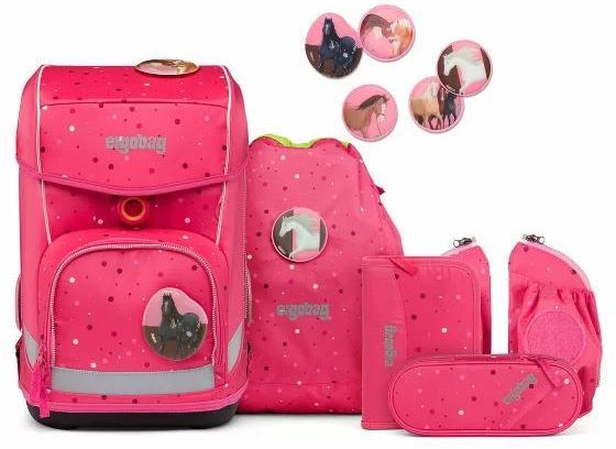 Ergobag Cubo Light Zestaw Tornistra 6Szt. Wraz Z Zestawem Klettie Urlaub Auf Dem Reitbärhof ...