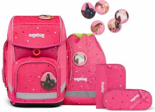 Ergobag Zestaw Tornistra Cubo 5Szt. Wraz Z Zestawem Klettie Urlaub Auf Dem Reitbärhof - Ceny i ...