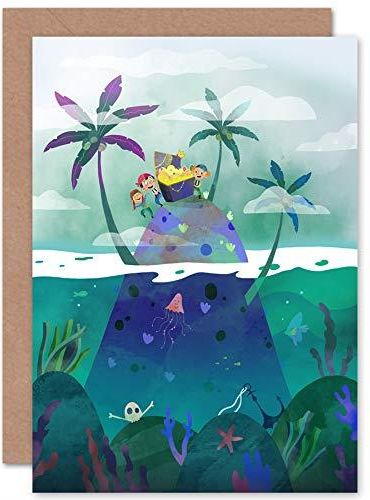 Wee Blue Coo Kartka Z Życzeniami Skarbów Piratów - Ceny i opinie - Ceneo.pl