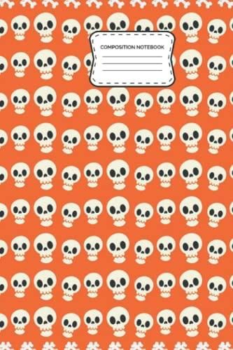 Notebook: horror three skulls Print Composition Notebook - College ...