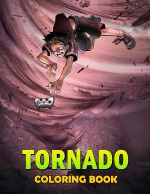 tornado coloring book