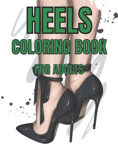 high heels coloring book