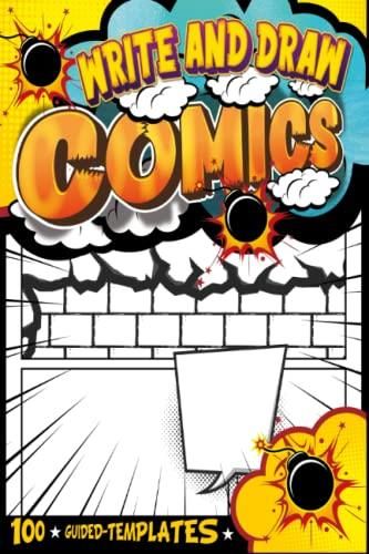 Blank Comic Story Drawing Pad: Blank Anime Comic Book For Teaching How ...