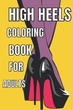 high heels coloring book