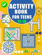 Activity Book For Teens 12-16: : Sudoku - Crossword Puzzle - Math ...