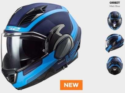 Kask motocyklowy Ls2 Ff900 Valiant Ii Orbit Matt Niebieskie Plecak ...