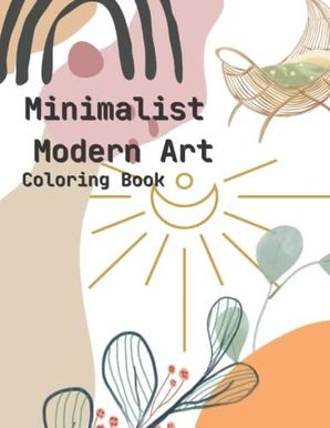 modern art coloring book