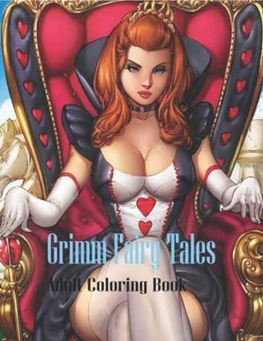 grimm fairy tale adult coloring book