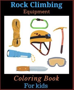 climbing gear coloring pages