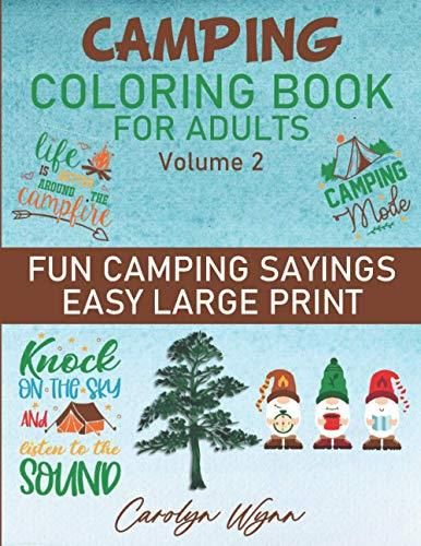 Camping Coloring Book For Adults: Super Fun Camping RV Sayings - Best ...