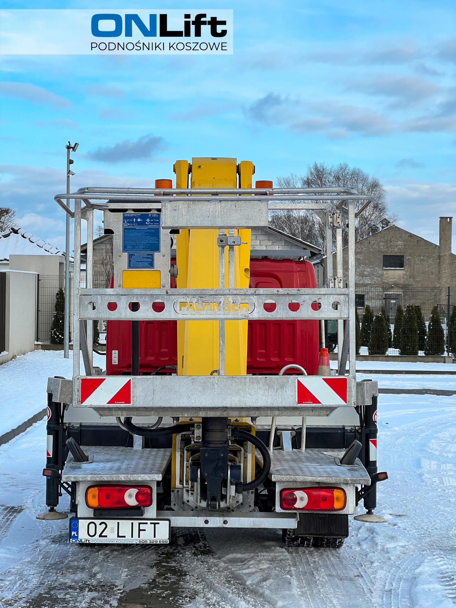 Podnośnik koszowy, zwyżka- PALFINGER P260B- ONLift - Opinie i ceny na ...